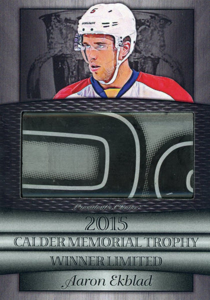 Aaron Ekblad Calder Memorial Winners - Limited Silver 8/10 – President ...