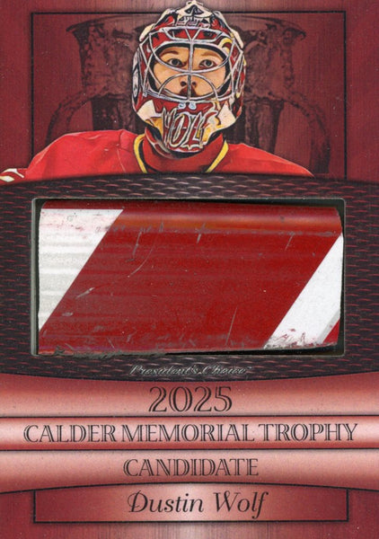 Dustin Wolf 2025 Candidates - Red 10/10 – President's Choice Trading Cards
