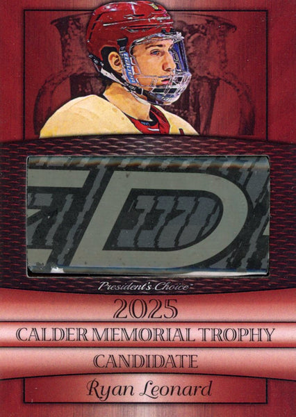 Ryan Leonard 2025 Candidates - Red 9/10 – President's Choice Trading Cards