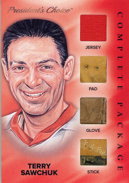 Terry Sawchuk Complete Package 2/3 – President's Choice Trading Cards