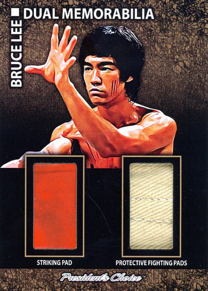 Bruce Lee Dual Memorabilia #2 3/3 – President's Choice Trading Cards