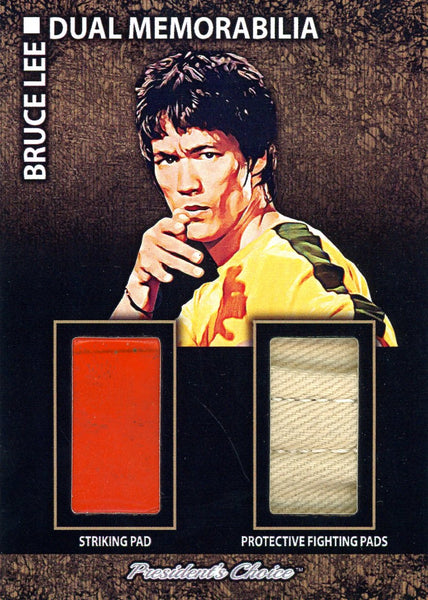 Bruce Lee Dual Memorabilia #3 2/3 – President's Choice Trading Cards