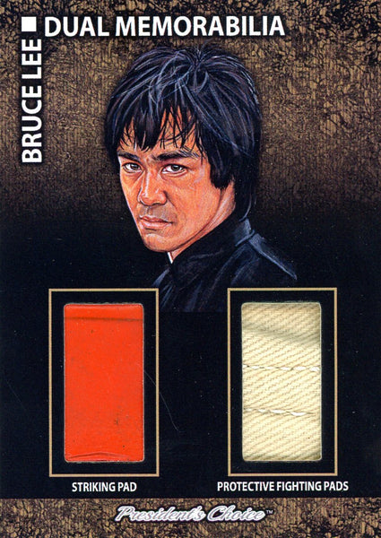 Bruce Lee Dual Memorabilia #5 3/3 – President's Choice Trading Cards