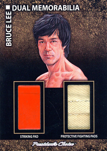 Bruce Lee Dual Memorabilia #7 3/3 – President's Choice Trading Cards