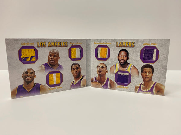 Six Piece Booklet Los Angeles Lakers 1/3 – President's Choice Trading Cards