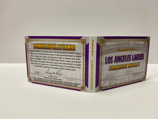 Six Piece Booklet Los Angeles Lakers 1/3 – President's Choice Trading Cards