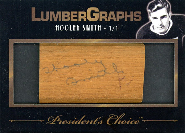 Hooley Smith LumberGraphs 1/1 – President's Choice Trading Cards