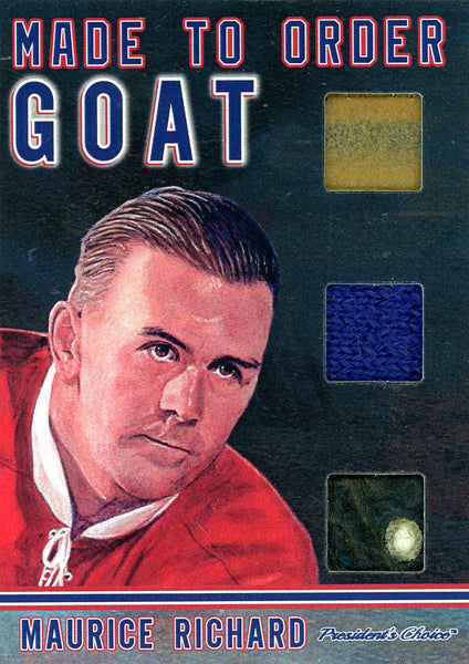 Made To Order GOAT Maurice Richard 1/1 – President's Choice Trading Cards