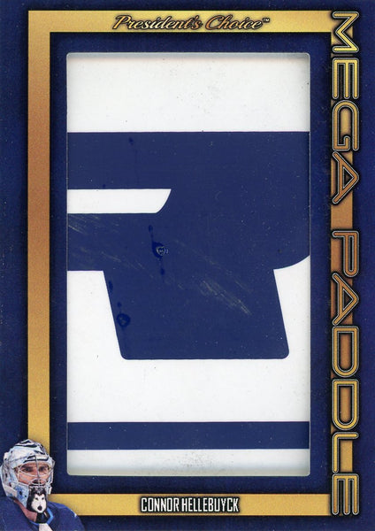 Connor Hellebuyck Mega Paddle 6/6 – President's Choice Trading Cards