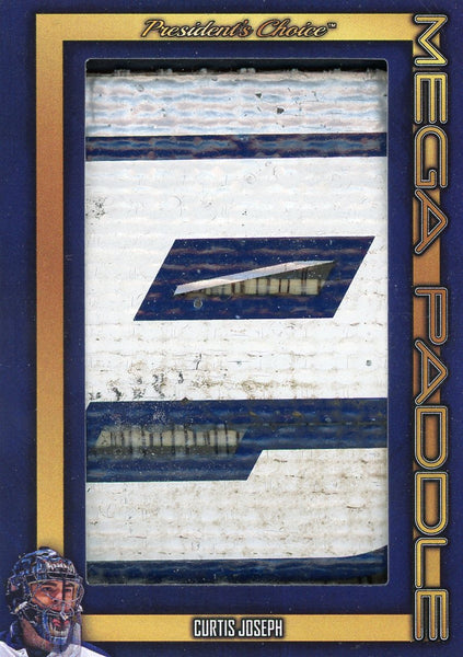 Curtis Joseph Mega Paddle 4/4 – President's Choice Trading Cards