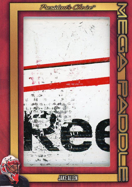 Jake Allen Mega Paddle 3/4 – President's Choice Trading Cards