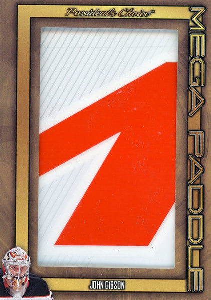 John Gibson Mega Paddle 4/4 – President's Choice Trading Cards