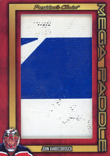 John Vanbiesbrouck Mega Paddle 1/6 – President's Choice Trading Cards