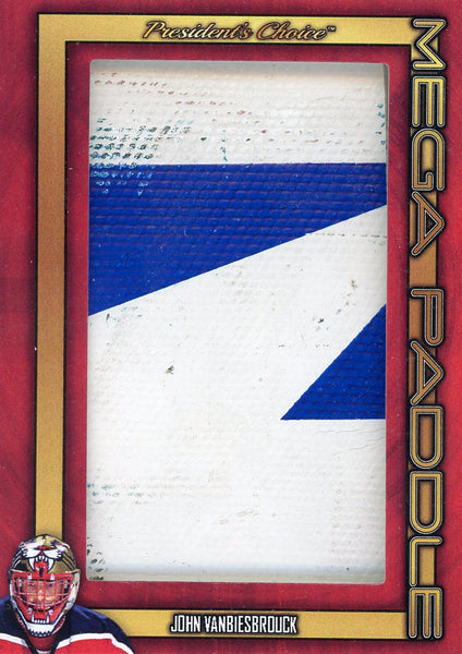 John Vanbiebrouck Mega Paddle 2/6 – President's Choice Trading Cards