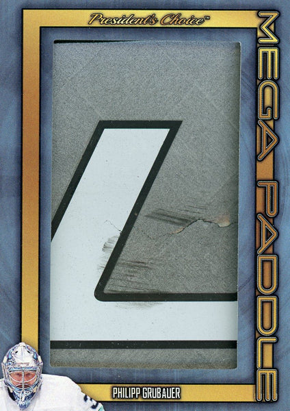 Phillip Grubauer Mega Paddle 3/4 – President's Choice Trading Cards