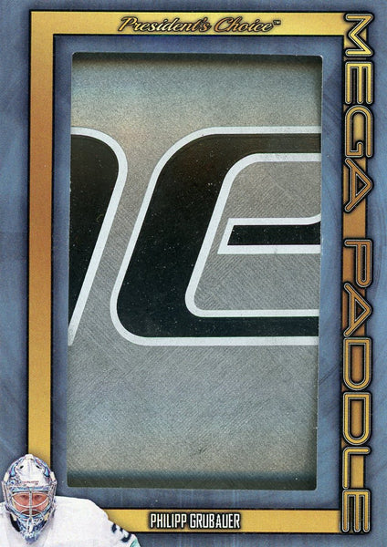 Phillip Grubauer Mega Paddle 4/4 – President's Choice Trading Cards