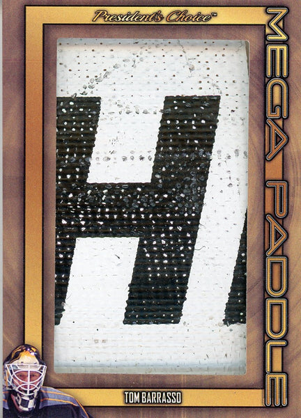 Tom Barrasso Mega Paddle 2/6 – President's Choice Trading Cards