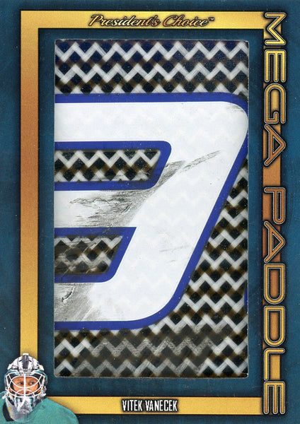 Vitek Vanecek Mega Paddle 4/6 – President's Choice Trading Cards