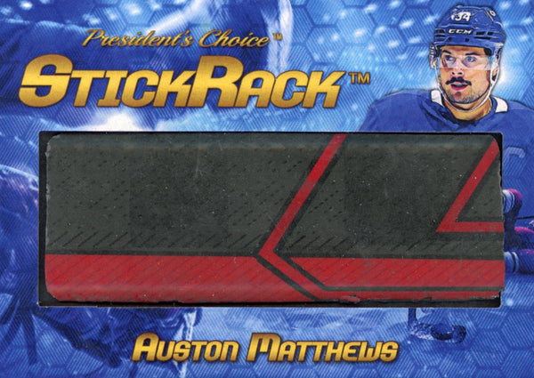 Auston Matthews #2 StickRack 4/5 – President's Choice Trading Cards
