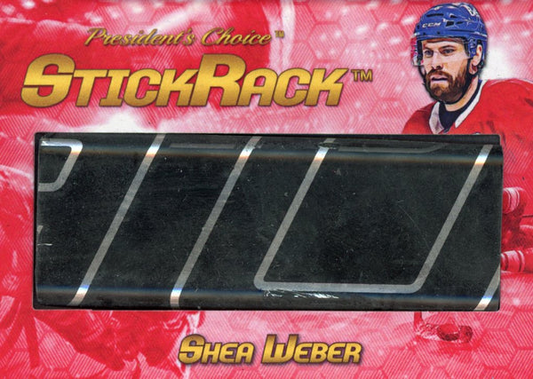 Shea Weber StickRack 7/10 – President's Choice Trading Cards