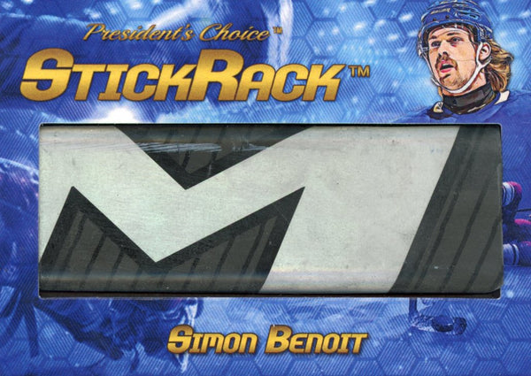 Simon Benoit StickRack 4/5 – President's Choice Trading Cards