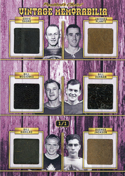Shore, Plante, Mosienko, Durnan, Barilko, Jackson Vintage Memorabilia ...